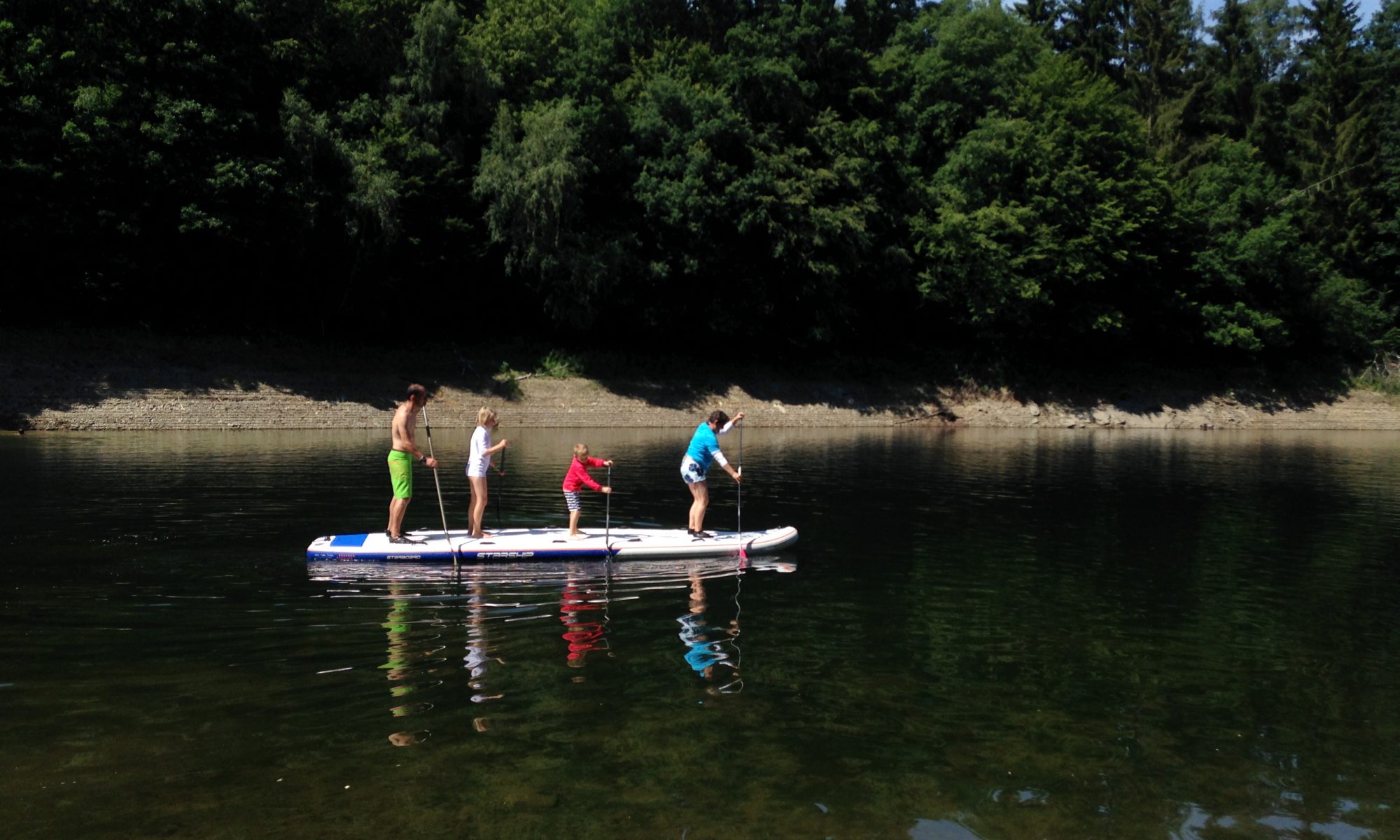 SUPsafety - Stand-Up-Paddeln am Rursee/Eifel - SUPxxl